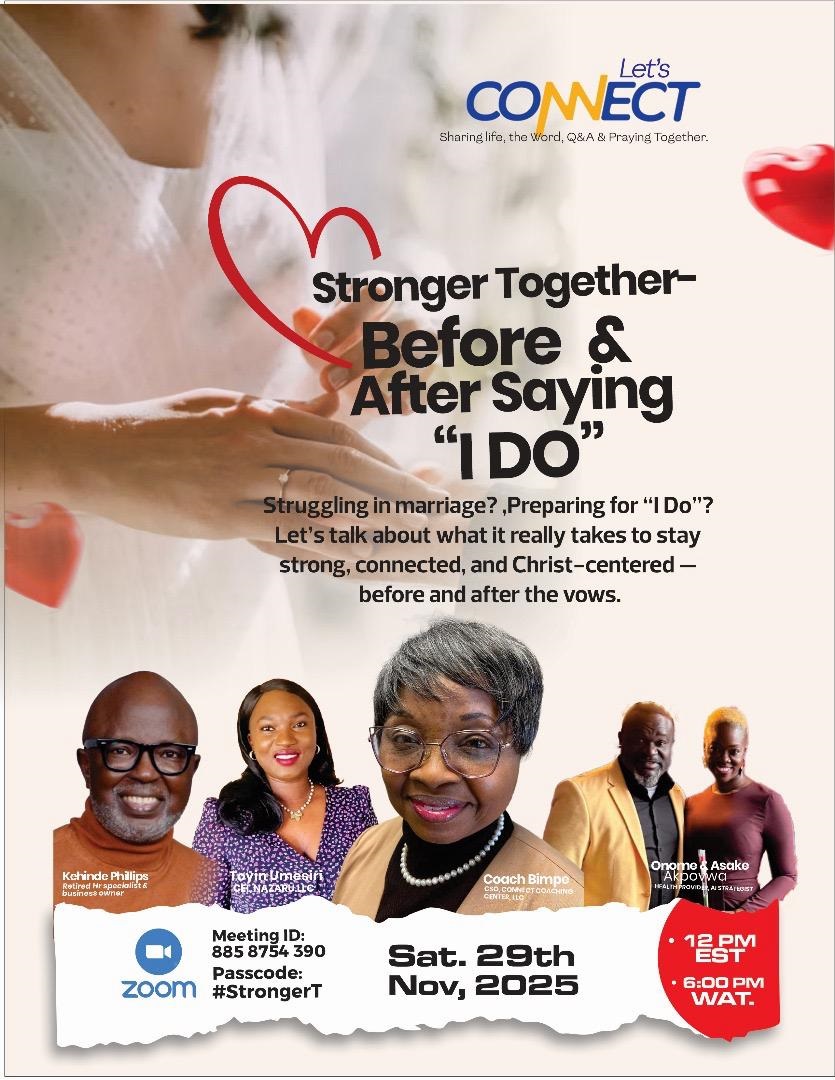 Connect Coaching Center » Stronger Together – Before & After Saying “I DO”